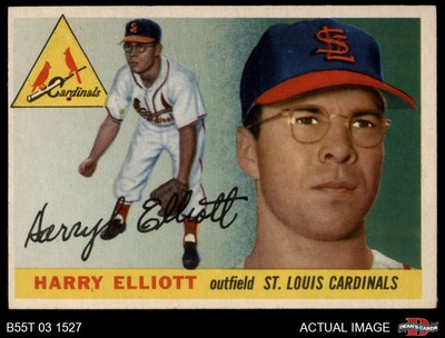 1955 Topps #137 Harry Elliott Cardinals RC 5 - EX | eBay