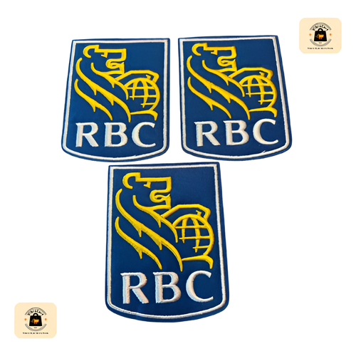 3pcs RBC-Inspired Golf Patches 2.5x3.25" Embroidered Iron-On Badges for ...