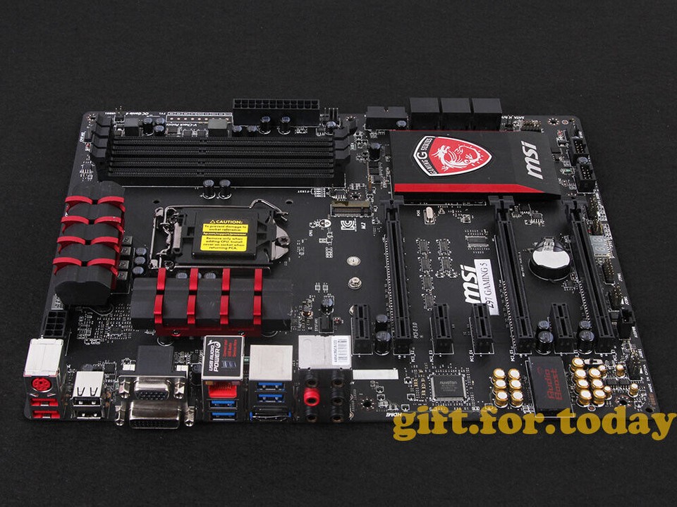 MSI Z97 GAMING 5 Motherboard LGA 1150 Intel Z97 HDMI USB3.0 VGA With I ...