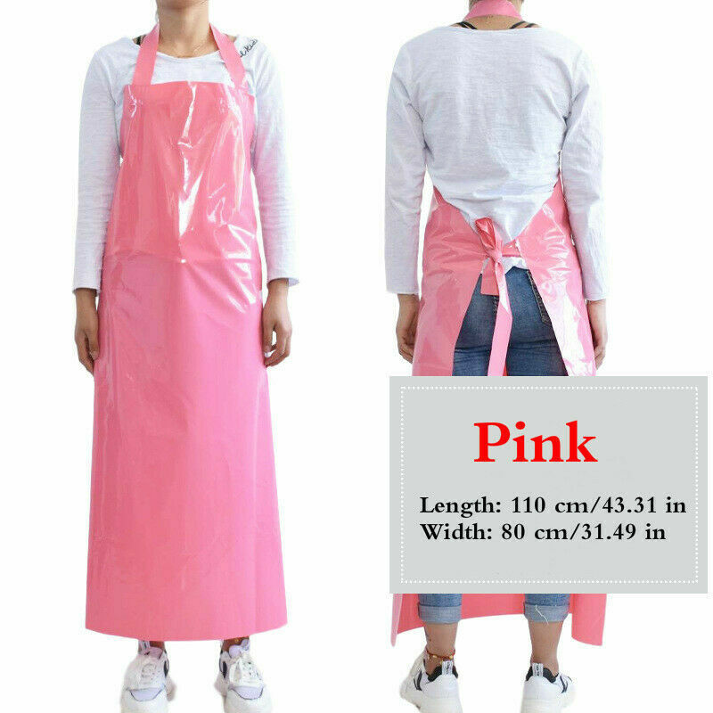 TPU Waterproof Apron Acid Alkali Resistance Kitchen Overall Pinafore ...