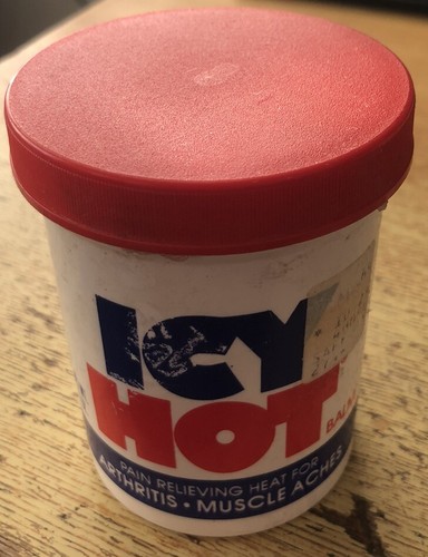 Icy Hot Balm 7 Oz. Pain Relief Muscle Aches Arthritis Full 80s-90s ...