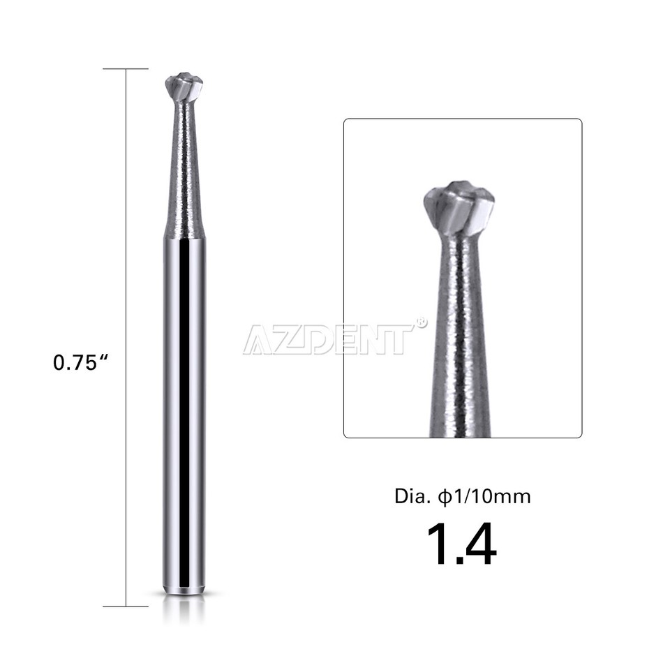 Dental Diamond Burs /Tungsten Steel Carbide Burs FG for High Speed ...