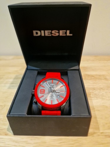 Diesel Watch Rasp Series Red Mens Watch | eBay