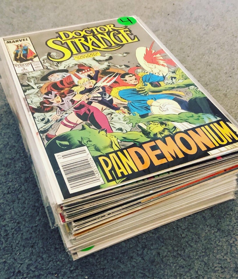 MARVEL Comic Book Lot Of 50 Mixed Comic Books Come Bagged And Boarded ...