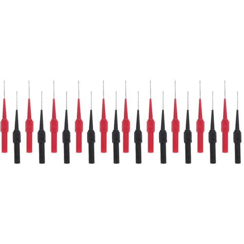 Set of 2 Test Probe Multimeter Replacement Leads Pins Electrical Tester ...