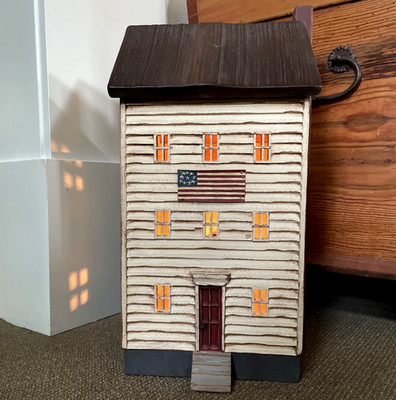 Harold Turpin Folk Art House 3 Story American Colonial Cottage 21 ...