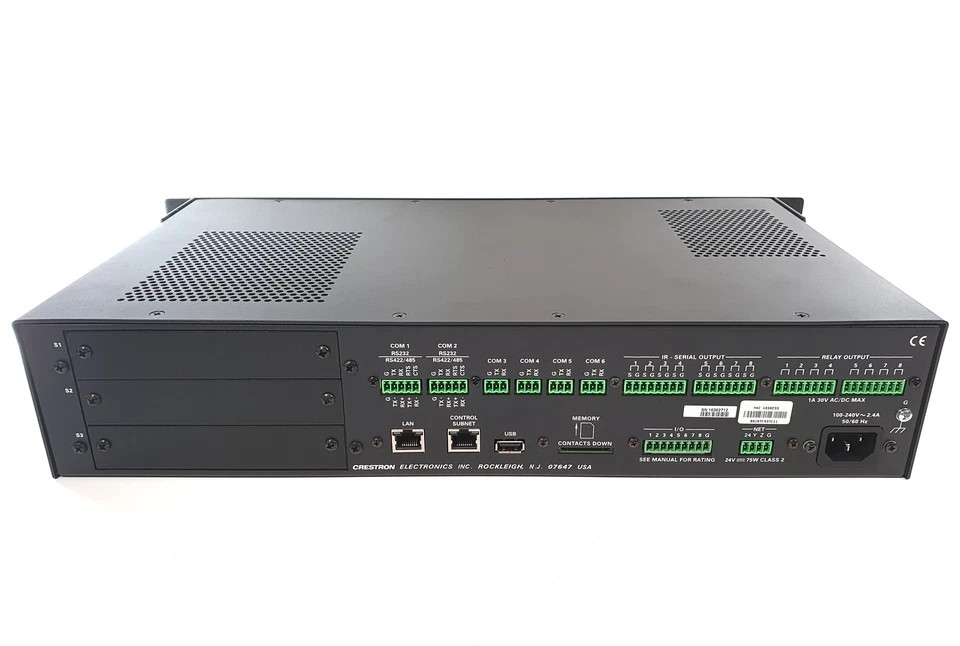 Crestron PRO3 Advanced Control Processor 3-Series WITH KETTLE LEAD ...