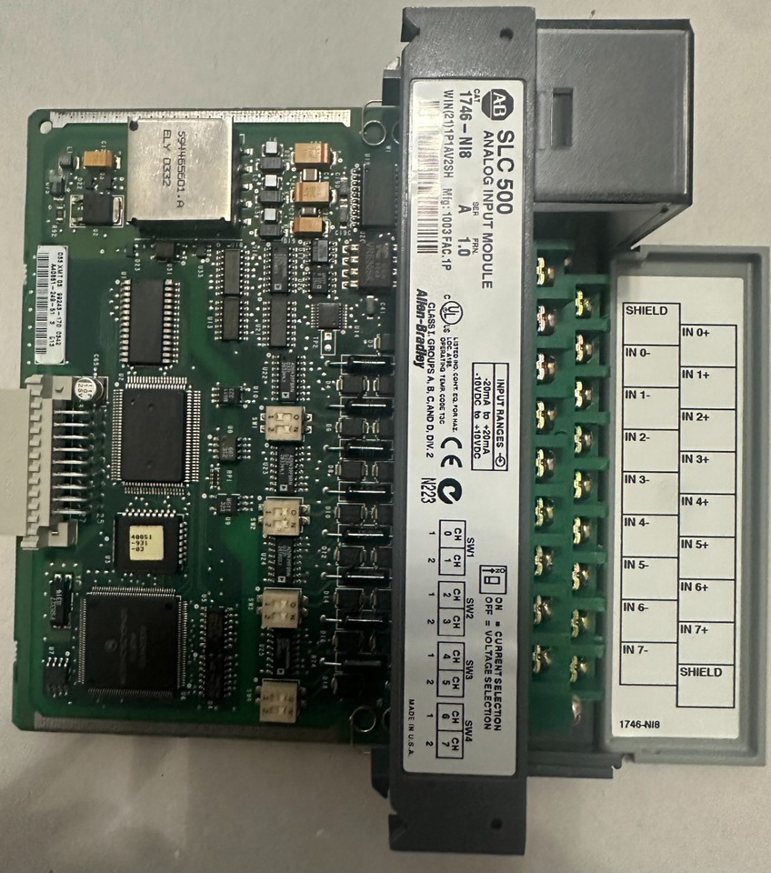 Allen-Bradley 1746-NI8 Ser A SLC 8point Analog Input Card SLC 500 | eBay