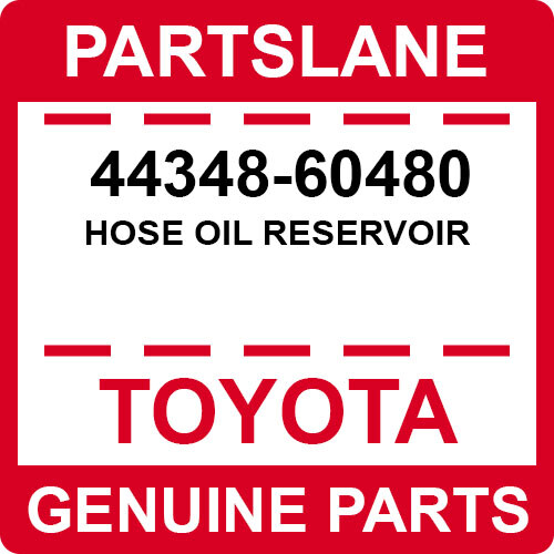 4434860480 Genuine Toyota Hose Oil Reservoir 44348-60480 for sale ...