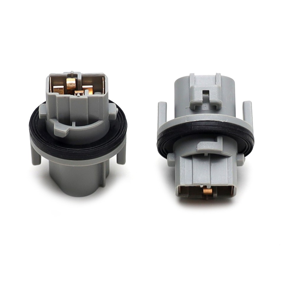 7443 WY21W Front Turn Signal Indicator Lamp Bulb Plug Adapter Sockets ...