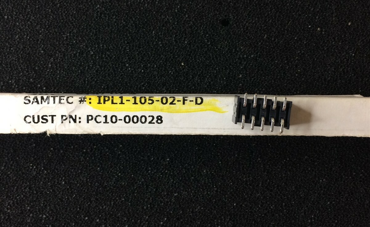 IPL1-105-02-F-D Samtec Conn Mini-Power Terminal Strip 10 POS 2.54mm 10 ...