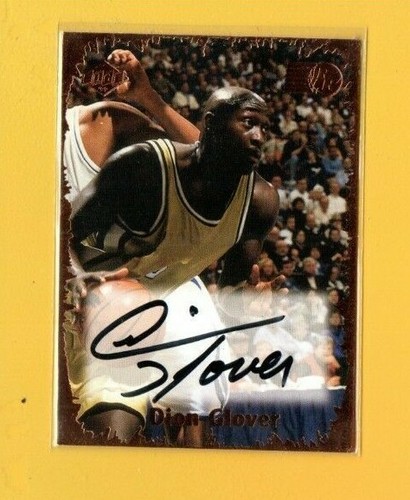 1999 Collector's Edge Rookie Rage - Pro Signatures Dion Glover #RR-19 ...