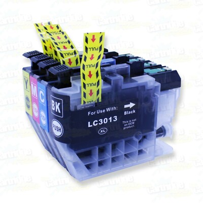 4PC LC3013XL LC3011 Ink Cartridges For Brother MFC-J491DW J895DW J690DW ...