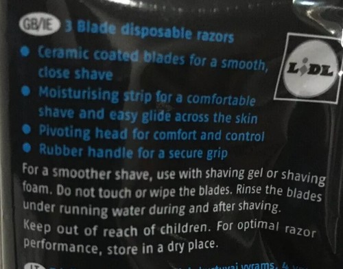 8 X Cien Men Triple Blade 3 blade Disposable Razors (2 Pack = 8 Razor ...