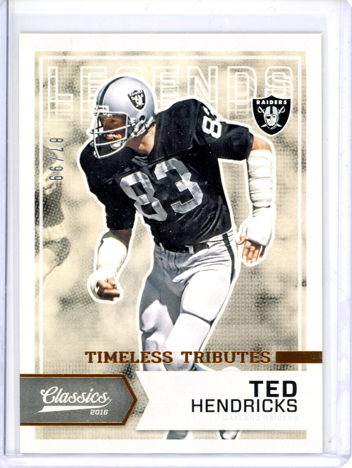 2016 Panini Classics - Legends Timeless Tributes Bronze #183 Ted ...