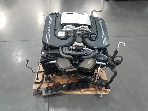 2016 Mercedes AMG C 63 S M177 4.0L Twin Turbo 503HP Engine Motor 36k ...