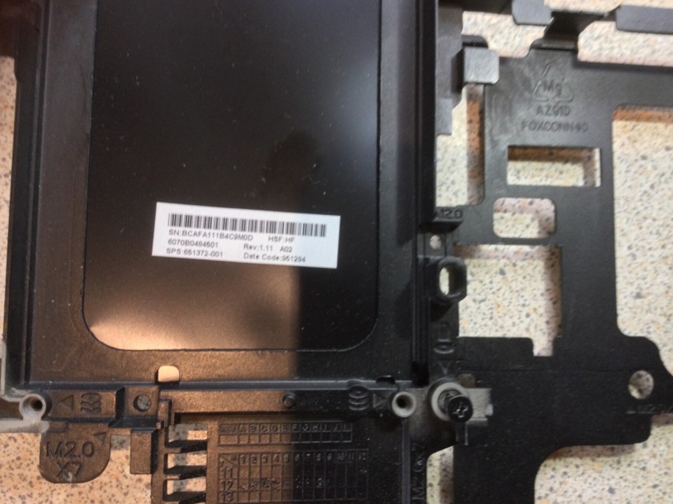 HP EliteBook 2560p Base Bottom Chassis Case Cover 6070B0484501 ...