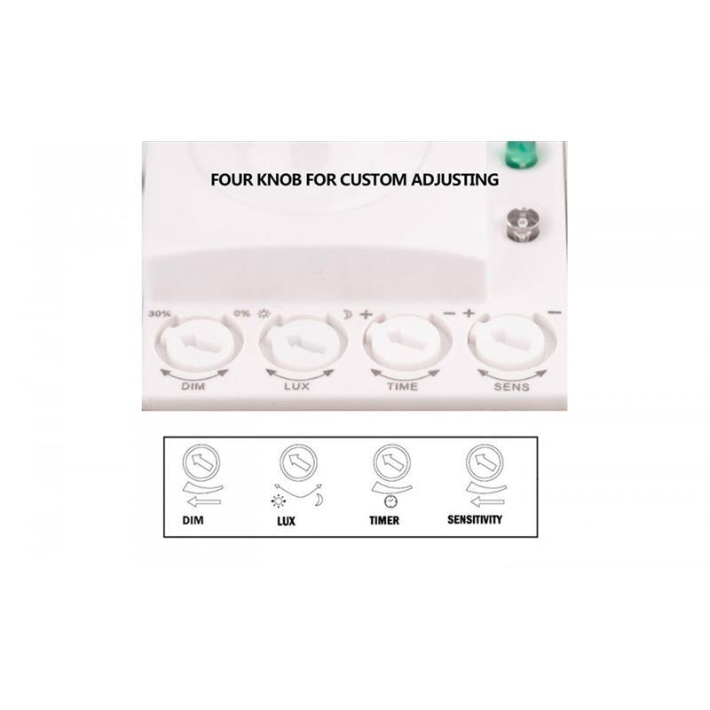 eSenLite Invisible Motion Activated Ceiling/Wall SMART LED Light in ...