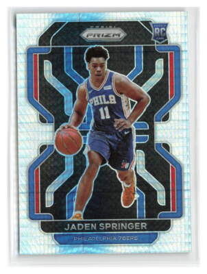 Jaden Springer 2021-22 Panini Prizm Hyper Rookie SP #317-SIXERS | eBay
