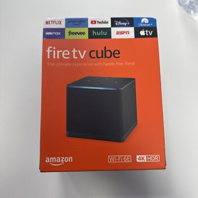 Amazon Fire TV Cube 3rd gen streaming player with Alexa Wi-Fi 6E 4K ...