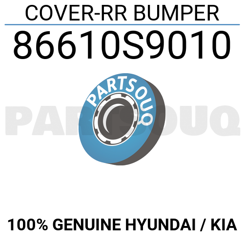 86610S9010 Genuine Hyundai / KIA COVER-RR BUMPER | eBay