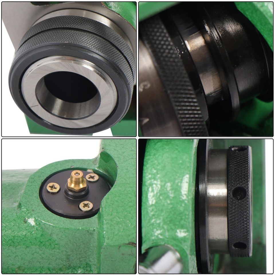 Spindle Thread Vertical Horizontal .0004" Collet 5C Spin Index Fixture ...
