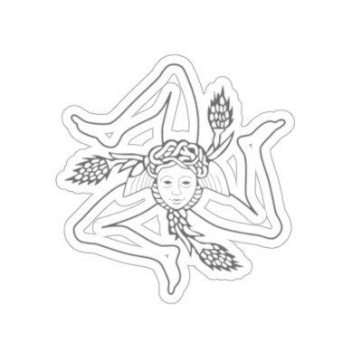 Italian Sicilian Trinacria Logo-Cut Stickers | eBay