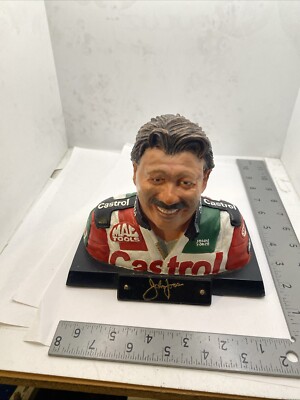 John Force Head Bust Statue Mac Tools 7X Champion Art Warehouse NHRA 33 ...