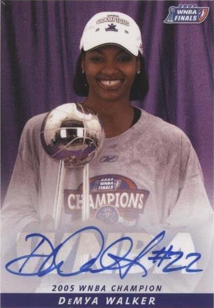 2006 Rittenhouse WNBA - Autographs WNBA Champion DeMya Walker (AU) for ...