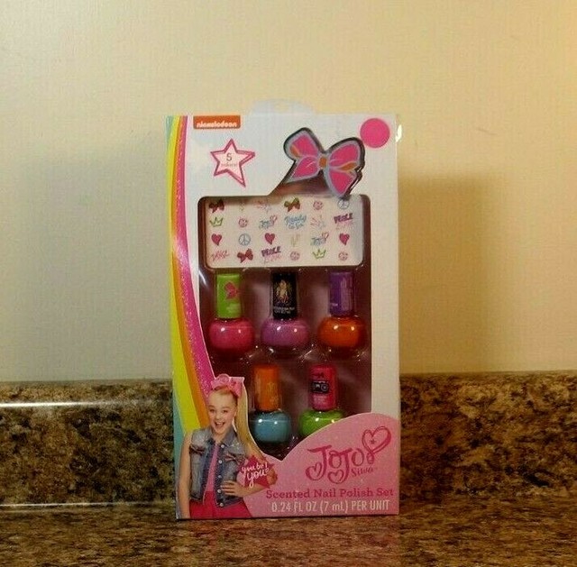 Nickelodeon Jojo Siwa Scented Nail Polish Set Accessories for sale ...