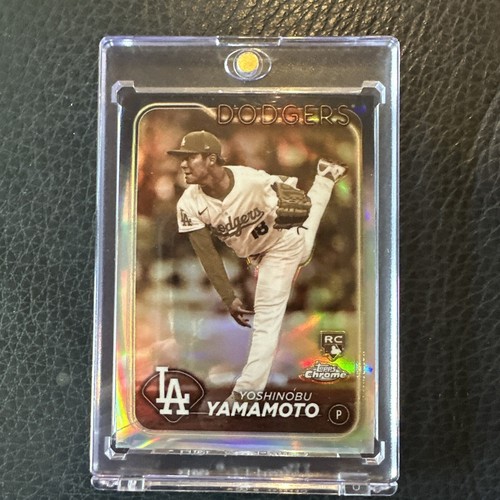 2024 Topps Chrome - Sepia Refractor #18 Yoshinobu Yamamoto (RC) | eBay