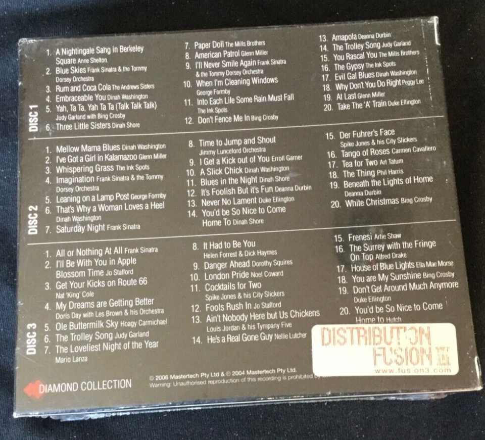 The Fabulous 40s Collection 3 x CD 60trk - Various Artists - 2006 | eBay