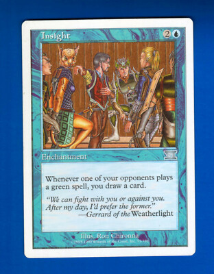 Insight - Sixth Edition 6th - Light Play - MTG Magic | eBay