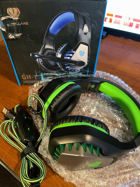 Butfulake Gh1 Stereo Gaming Headset With Mic & Splitter Cable Red 2 ...