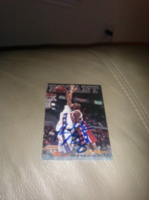 Kobe Bryant LA Los Angeles Lakers Signed Rookie Card NBA | eBay