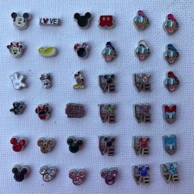 Mickey Mouse Floating Charms for Living Memory Charm Lockets | eBay