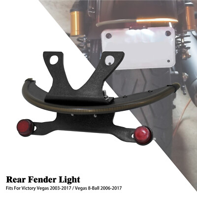 Fender Turn Signal LED Tail Light w/ Smoked Lens Fit For Victory Vegas ...