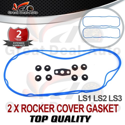 Rocker Cover Gasket Kit (PAIR) Holden HSV Commodore Statesman Monaro ...
