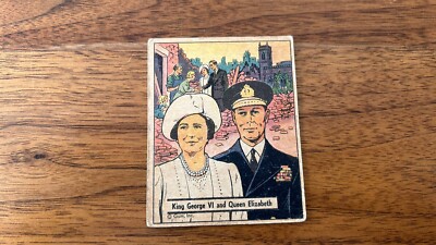 1941 R164 War Gum #100 King George Vi & Queen Elizabeth | eBay