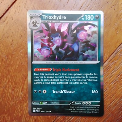 Carte Pokémon Trioxhydre 140/193 Holo EV2 Evolutions à Paldéa fr neuve ...