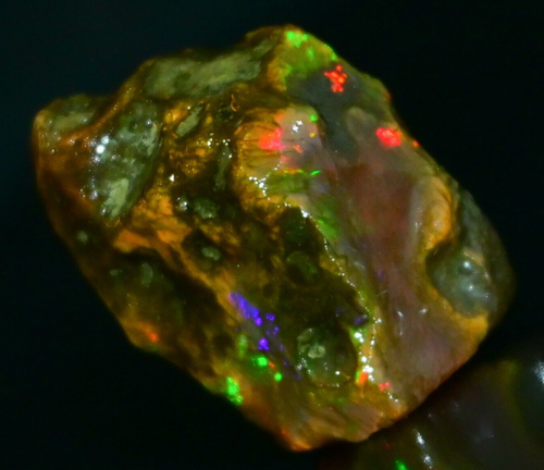 Opale rouge brute 30,70 carats opale naturelle éthiopienne opale brute ...