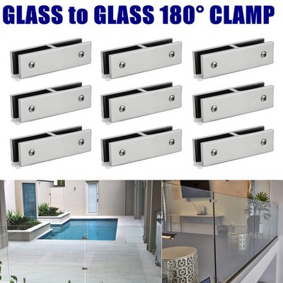 Glass Clamp Clamps Balustrade Pool Fence Panels Joiner Stainless Steek ...