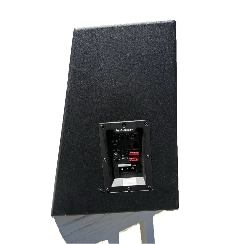 Rockford Fosgate Punch P300-12. powered subwoofer with 12" sub and 300 ...