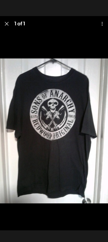 LOT OF 3 SONS OF ANARCHY T-Shirt's Men's XL Black Biker Pre-owned SEE ...