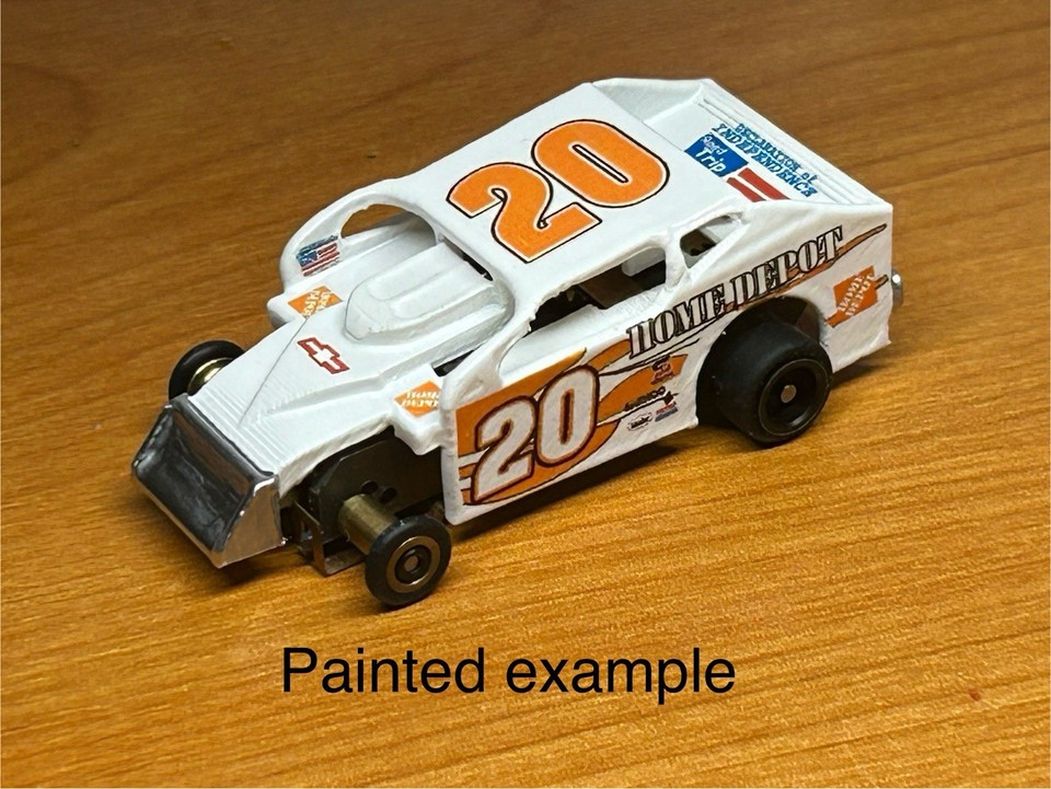 SCS Tjet 3D Big Block Dirt Modified Ho Slot Car Aurora Tjet Body Os3 ...