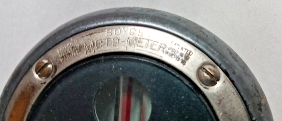 1910s-20s BUICK SCRIPT Boyce Moto-Meter Visual Thermometer ~ Brass ...