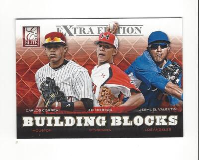 2012 Elite EE Building Blocks #6 Carlos Correa/Jose Berrios Rookie ...