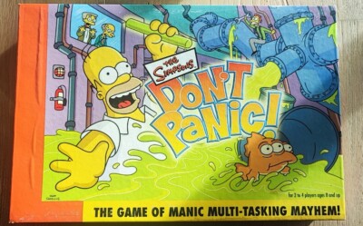 The Simpson's Don't Panic! Board Game by RoseArt - 2005 Edition | eBay
