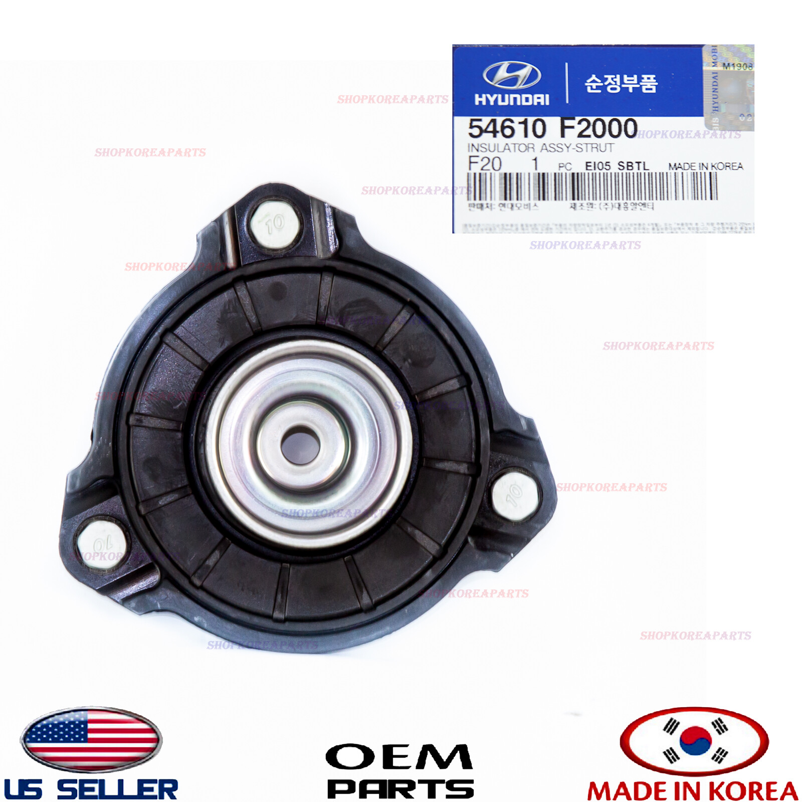 STRUT MOUNT UPPER FRONT GENUINE! 2017-2020 ELANTRA IONIQ 54610F2000 | eBay