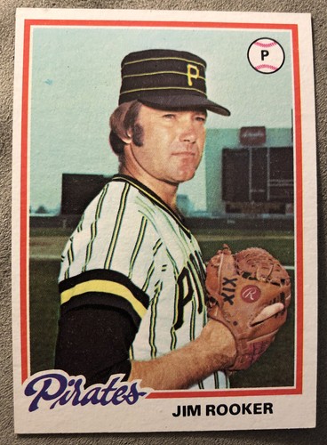 1978 Topps Jim Rooker Baseball Card #308 Pirates Mid-Grade | eBay